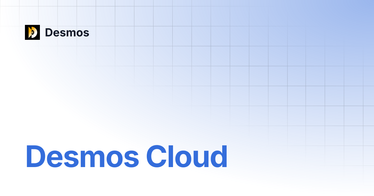 Desmos Cloud Desmos